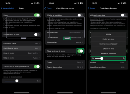Comment dézoomer l'écran de l'iPhone ? - AppSystem
